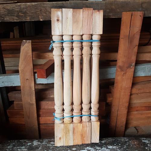 Jual pion pagar tangga kayu model kd 80cm - Kota Bandung - kayu bandung ...