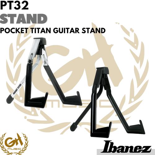 Jual Ibanez PT32 Pocket Titan Guitar Stand - STAND GITAR PORTABLE - BK ...