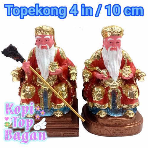 Jual Topekong Tua Pek Kong Hok Tik 4 in 10 cm Fiber Dewa Bumi Tongkat ...