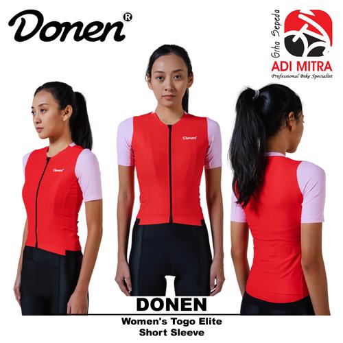 Promo Donen Women's Togo Elite Short Sleeve DN21-FZS001 Jersey Sepeda ...