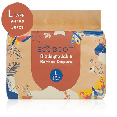 Jual Eco Boom Bamboo Diaper L30 - Popok Tape Bayi Eco Friendly Diaper ...