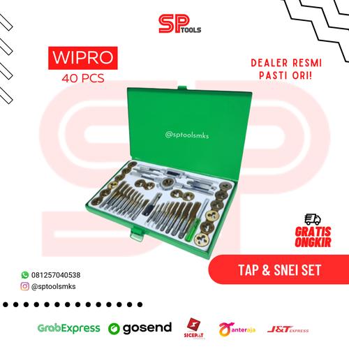 Jual HAND TAP SNEI / SNAI ULIR / ALAT BUAT JALUR DRAT MUR SET 40PCS ...