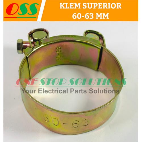 Jual KLEM SUPERIOR ATAU CLAMP SUPERIOR ATAU HEAVY DUTY HOSE CLAMP 60-63 ...