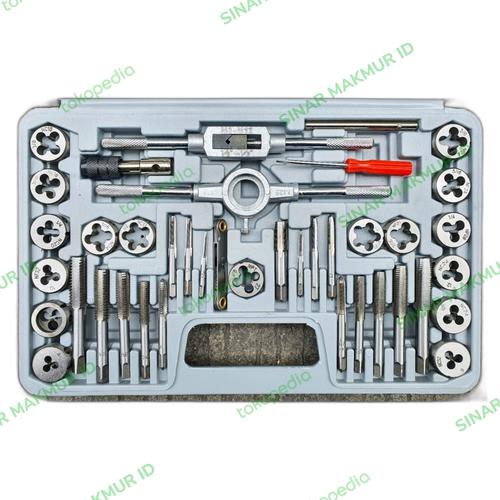 Jual TAP AND DIES SKC 41PCS/SET 1/8"-1/2" MATA SENAI HAND TAP 1/8-1/2 ...
