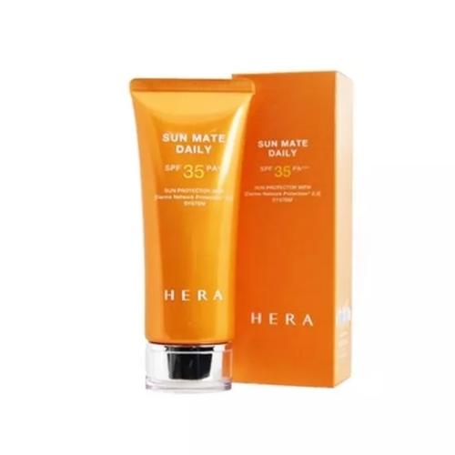 Jual Hera sun mate daily sunblock cream SPF35 PA+++ for both makeup ...