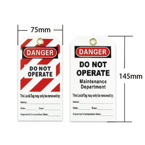 Jual Danger&Warning Tags, safety ;Tag Lockout Tag,"Danger DO NOT ...