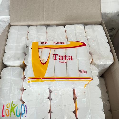 Jual Tisu Tissue Tata Coreless isi 10 roll / Tissue Toilet coreless ...