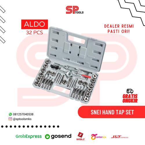 Jual HAND TAP SET ADJUSTABLE ALAT SNEI SNAI DAN TAP ULIR 40PCS 40 PCS ...
