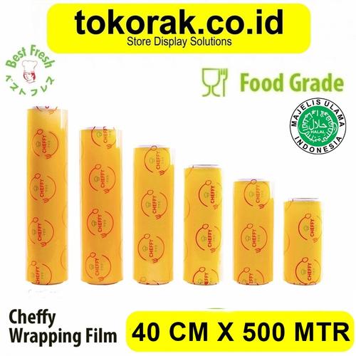 Jual CHEFFY WRAPPING ROLL 40 CM x 500 M PLASTIK WRAP KEMASAN MAKANAN ...