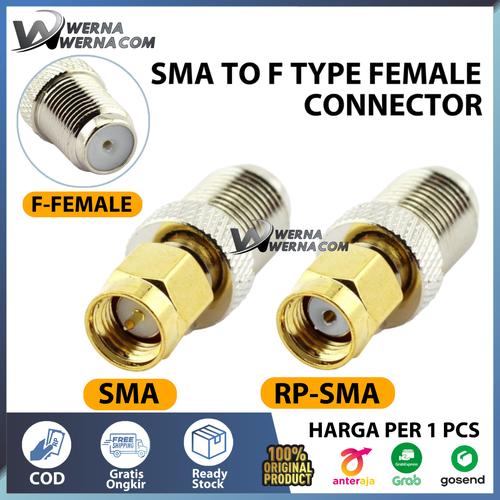 Jual KONEKTOR / SAMBUNGAN SMA MALE to F FEMALE RPSMA / SMA Modem ...