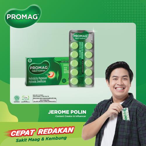 Promo Promag Tablet Obat Sakit Maag dan Kembung 1 box @ 3 Blister - 1 ...