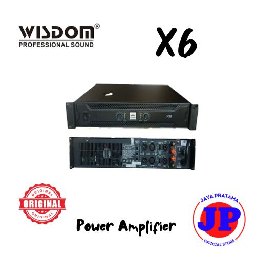 Jual Wisdom X6 Power Amplifier Original Garansi Resmi - Jakarta Pusat ...