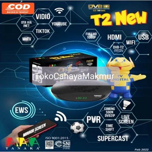 Jual Tanaka T2 NEW Set Top Box Digital TV Receiver Full HD STB WiFi DVB T2 - STB T2 Jurassic ...