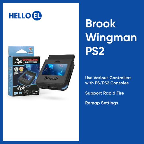 Jual Brook Wingman PS2 Wingman Controller Adapter Converter - Kota ...