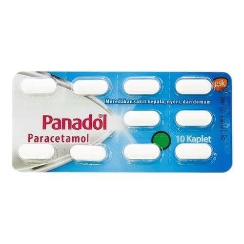 Jual PANADOL PARACETAMOL PANADOL BIRU 1 BLISTER / STRIP ISI 10 TABLET ...