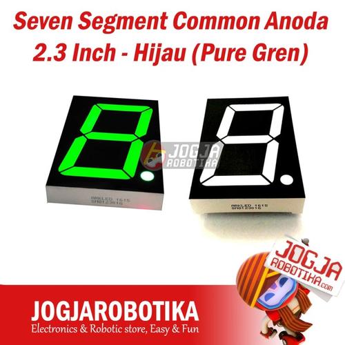 Jual SEVEN SEGMENT HIJAU 2.3 INCH SM812301G 7 SEGMEN COMMON ANODA - Kab ...