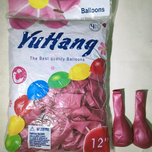 Jual Balon metalik magenta 12 inch / latex 1 pak isi 100 pcs - Kota ...