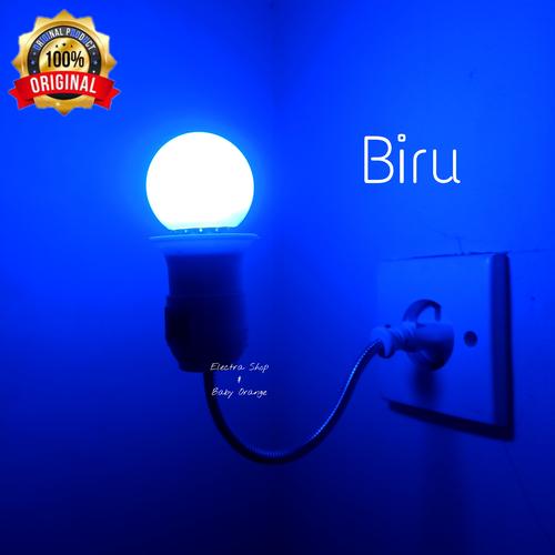 Promo Lampu Tidur LED Warna Warni 3 Watt Dengan Fitting Flexible Saklar ...
