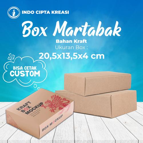 Jual Kotak Box Martabak - Dus Kraft Laminasi Food Grade (POLOS) - Kab ...