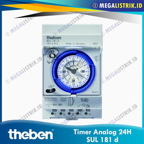 Jual Theben Timer Analog 24 Jam SUL181d Original / Time Switch SUL 181 d - Kota Surabaya ...