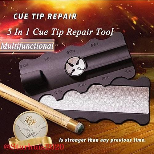 Jual Multi 5 in 1 Billiards Pool Cue Tip Repair Tool rimmer/Burnisher ...