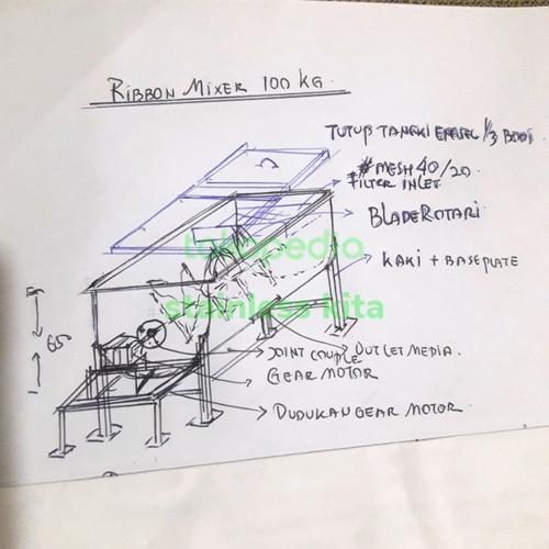 Jual Ribbon mixer / Tangki mixer - Jakarta Utara - Sunriesestore.id ...