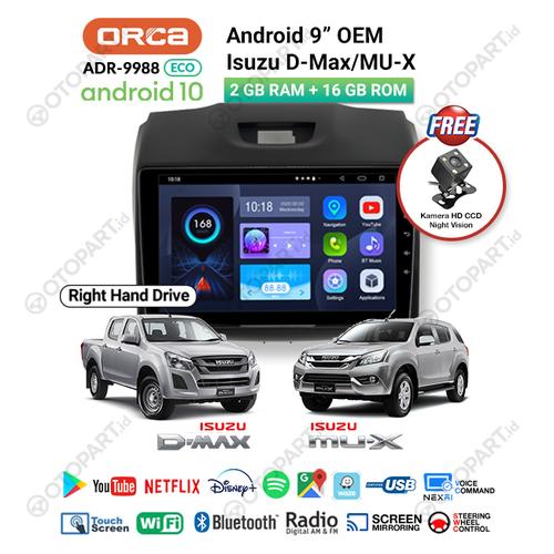 Jual Headunit Android Carplay 9inch Isuzu MUX / DMAX 2014-2020 ORCA ECO - Jakarta Pusat ...