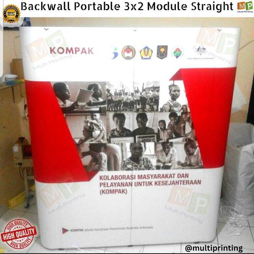Jual Backwall Portable 3x2 Module Straight/Curve-Backdrop Portable 3x2 ...