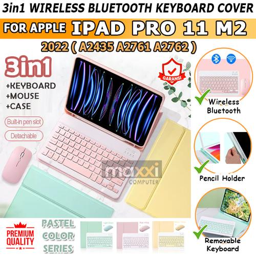 Jual IPad Pro 11 Inch M2 2022 Keyboard Kibot Kibor Kibord Mouse Cover ...