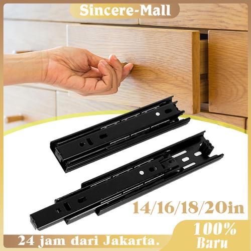 Jual 2 Pcs Rel Laci Meja Rel Laci Lemari 14in/16in/18in/20in Rel Laci ...