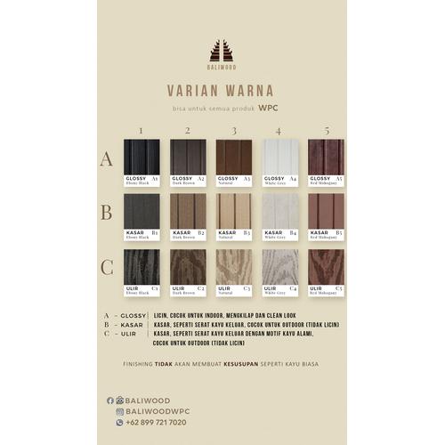 Jual WPC wall panel pesanan bukan kayu jati belanda grc pvc vinyl spc ...