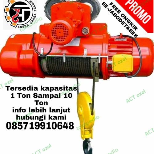 Jual electric Wire Rope Hoist 10 ton x 12 meter Tokyo lift japan ...