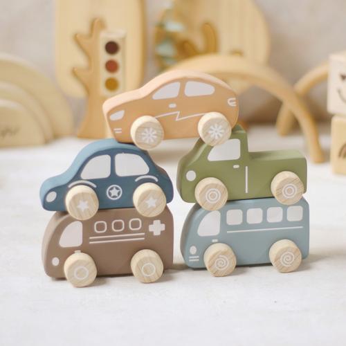 Jual Lettering and Life Colorful Cars–Mainan Kayu Mobil-mobilan Car ...