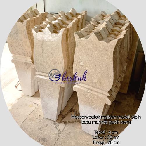 Jual Sepasang maesan pipih batu alam asli marmer tulungagung T.70 - Kab ...
