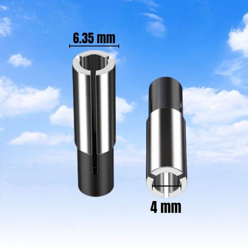 Promo Adapter Collet Lurus untuk router bit sleeve collet - 6.35 ke 4mm ...