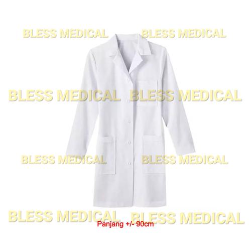 Jual Jas Lab/Baju laboratorium - Praktikum Sekolah SMP SMA (LENGAN ...