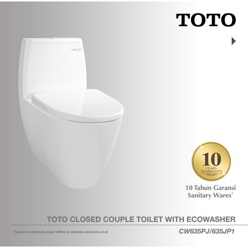 Promo TOTO Closet CW635PJ/SW635JP1+TCW08S | Kloset Duduk - Closet Duduk ...