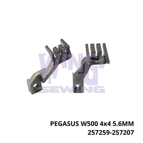 Jual 257259 257207 PEGASUS W500 4x4 5.6MM Gigi Mesin Jahit Overdeck Kam ...