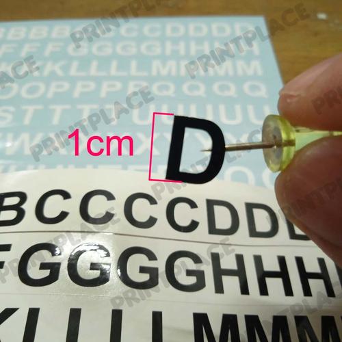 Jual CUTTING STIKER HURUF / ANGKA WARNA HITAM / PUTIH - ANGKA, Putih ...