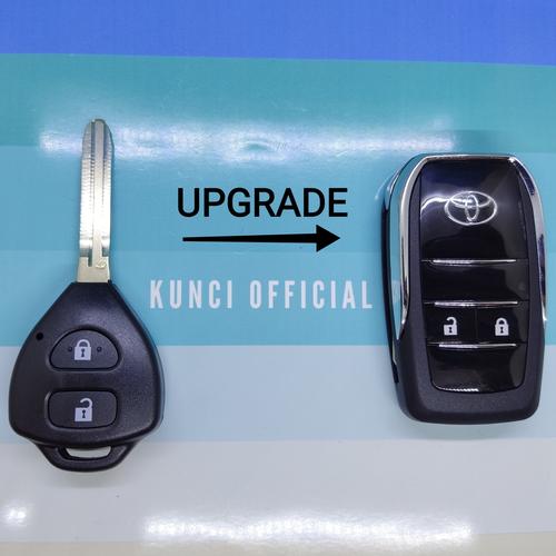 Jual Casing Flip Key Kunci Lipat Toyota Innova 2 Tombol - Hitam - Kota ...