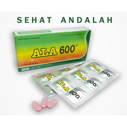 Jual ALA 600 (1 BOX / 30 KAPSUL) - SUPLEMEN MAKANAN DIABETES - Jakarta ...