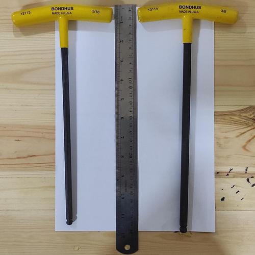 Jual Kunci L Model T / Hex Key Ballpoint T Handle Inch inci Bondhus USA ...