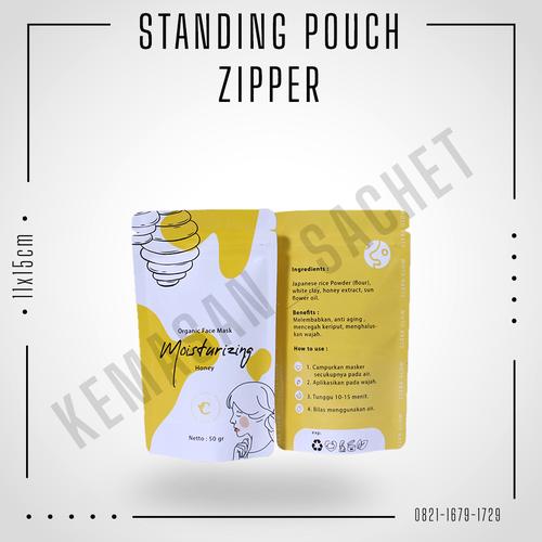 Jual Kemasan Standing Pouch Zipper Full Print Ukuran 11x15 - Kota ...