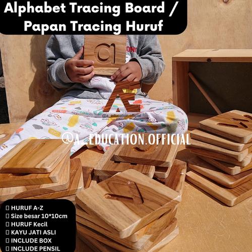 Jual Alphabet Tracing Board / Papan Tracing Huruf - Besar - Kab ...