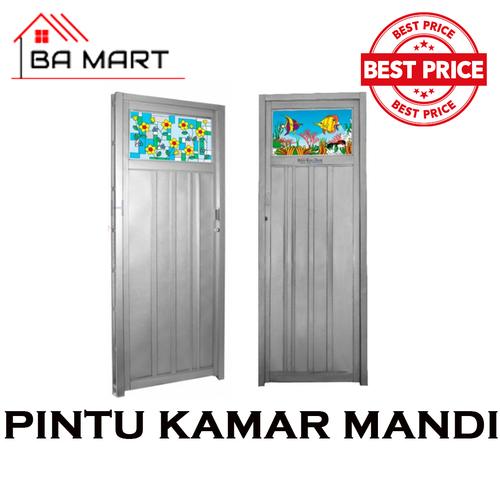 Jual PINTU ALUMUNIUM KAMAR MANDI WC GALVALUM MURAH - Bukaan Kanan ...
