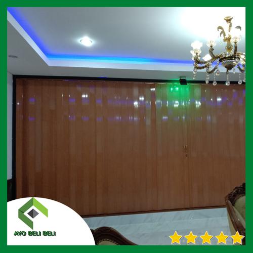 Jual folding door pintu lipat sleding pvc premium pintu sekat ruangan ...