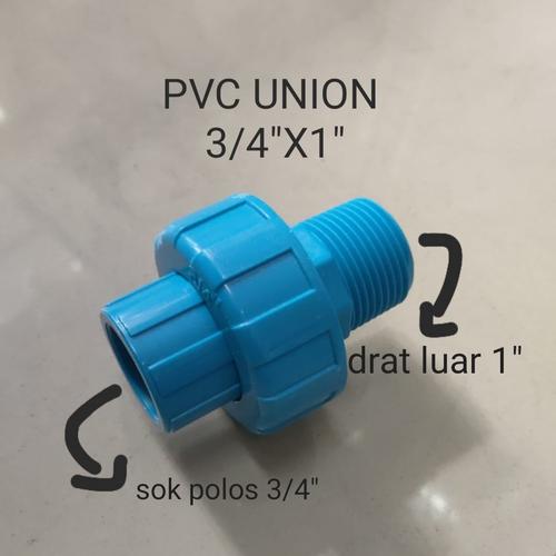 Jual WATER MUR DRAT LUAR 3/4"X1" /PVC UNION - Kota Tangerang Selatan ...