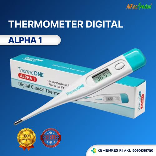 Jual THERMOMETER DIGITAL ALPHA ONE TERMOMETER PENGUKUR SUHU TUBUH ...