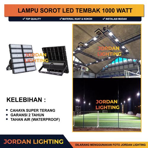 Jual Lampu Sorot LED 1000 Watt 1000W Tembak Lapangan Proyek Tambang ...