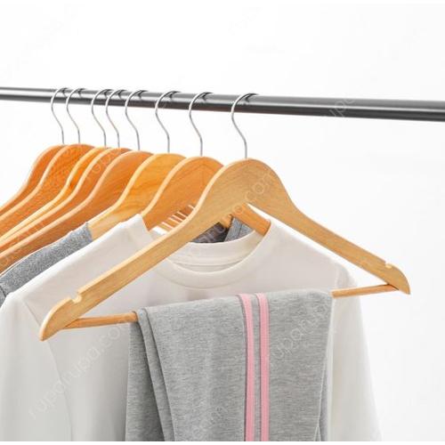 Jual Stora Set 8Pcs Hanger Kayu Besi Dan PVC Gantungan Display Baju ...